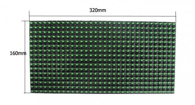 5V P10 Outdoor Led Display Green Color P10 Led Panel Display Module Led ...