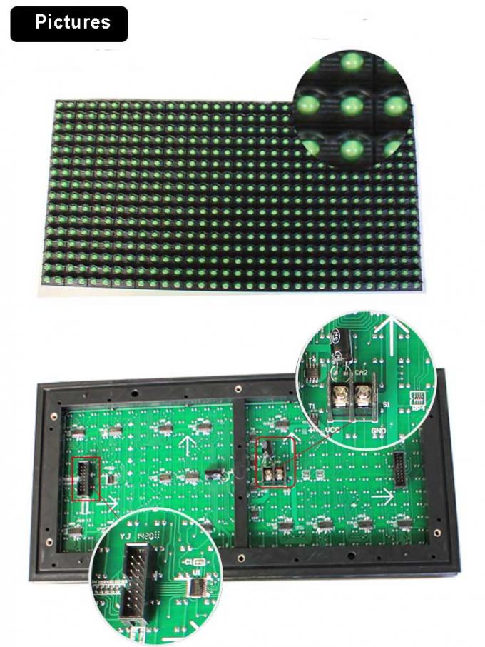 Green Outdoor Led P10 Display Module Digital Display Moving Sign ...