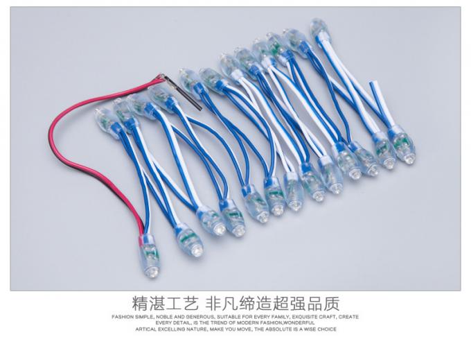 5V 9mm led pixel module 50 node/string digital blue color waterproof ...