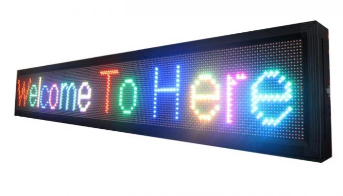 Full color RGB Programmable Led Signs P10 smd Outdoor led Scrolling ...