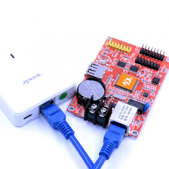 HD-E61 network control card RJ45 +USB port Single and Double Color LED ...