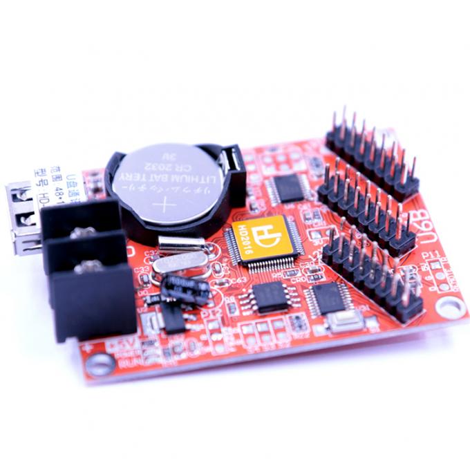 Huidu HD-U6B HD-A40K USB Display Control System Single/Dual Color Controller P10 Outdoor Led ...