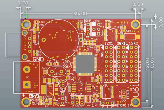 Huidu led controller system HD-A40 HD-U61 single/dual color P10 led ...