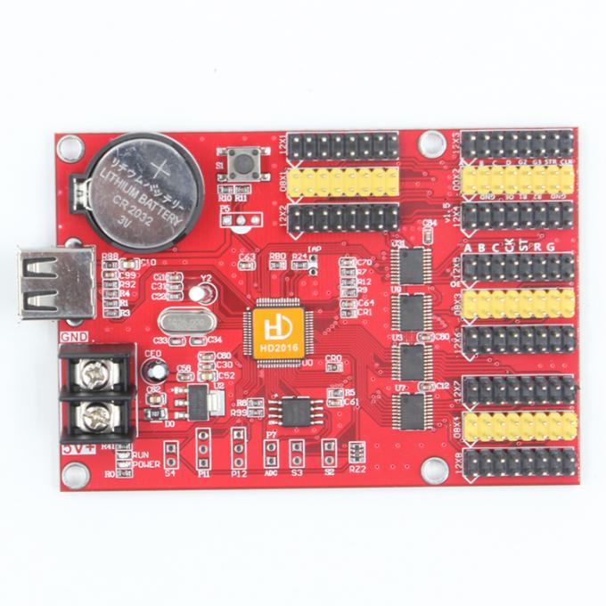 HD-U40 HD-U63 P10 module control card USB port Single/Dual Color LED ...
