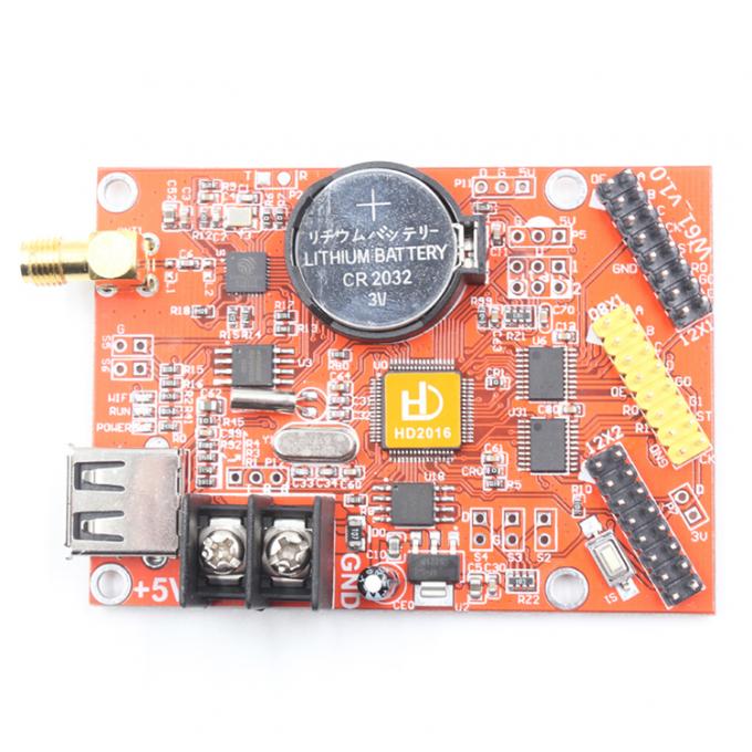 2017 New item HD wifi wireless p10 led display control card HD-W61 ...