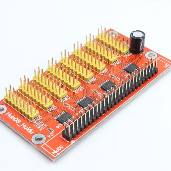 HD-HUB08 adapter card 8*HUB08 Support Single & Dual color LED display ...