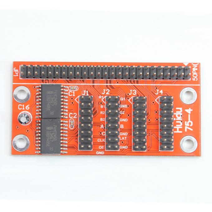 HD HUB75B adapter card HUB75-4 transfer card 4*HUB75 Support HD-D1 HD ...