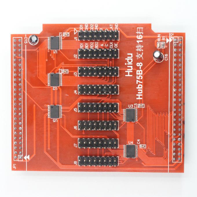 Hub75b hub75 adapter pinboard card extender convert 50pin port to 8 ...