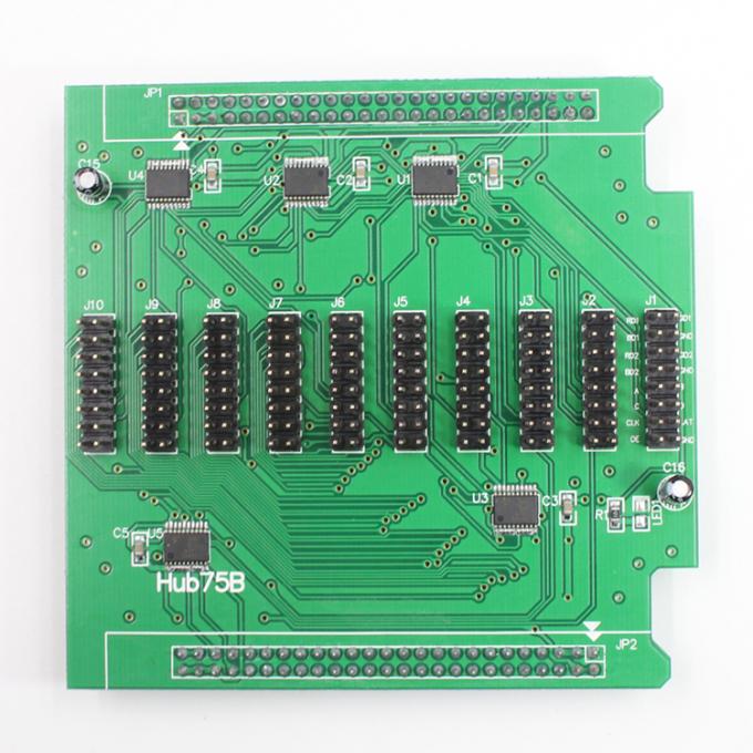 Hub75 Conversion Card Adapter with 10*Hub75 Port Support RGB Full Color ...