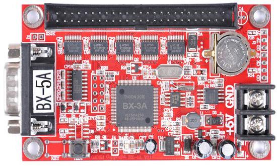 Led Control Card RS232 BX-5A Onbon Asynchronous Card For Single Color ...