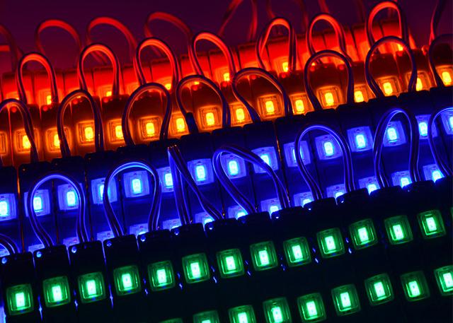 5730 3 LED Flat Lens Module 12V Modules Light For Building Decoration ...