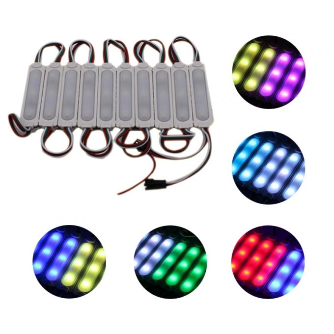 3 LED Chips 5050 RGB SMD Injection LED Module WS2811 LED Pixel Module ...