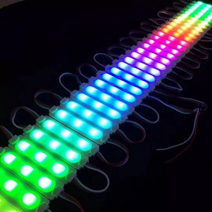 3 LED Chips 5050 RGB SMD Injection LED Module WS2811 LED Pixel Module ...