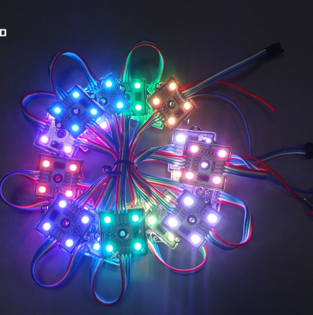 Waterproof 4leds SMD5050 RGB Pixel Led Module 6803 DC12V Advertising ...