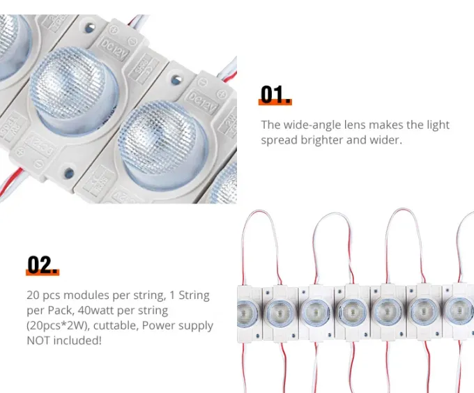 High Quality Backlight 1.5W Led Module 3030 Dc12v Smd Lens Red Green ...