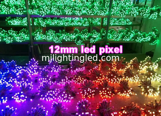 led pixel module 12mm IP68 waterproof DC5V full color RGB string ...