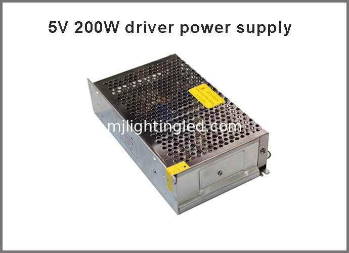 200W 5V 40A Single Output Switching power supply for LED Strip light AC ...