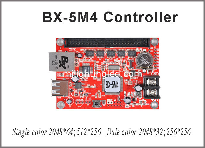 256*512 Pixel Led Controller Card BX-5M4 Controller Single/Dual Color ...
