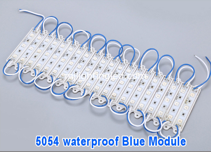 20 Pcs/Lot 5054 LED Modules Blue Waterproof IP68 Led Modules DC 12V SMD ...