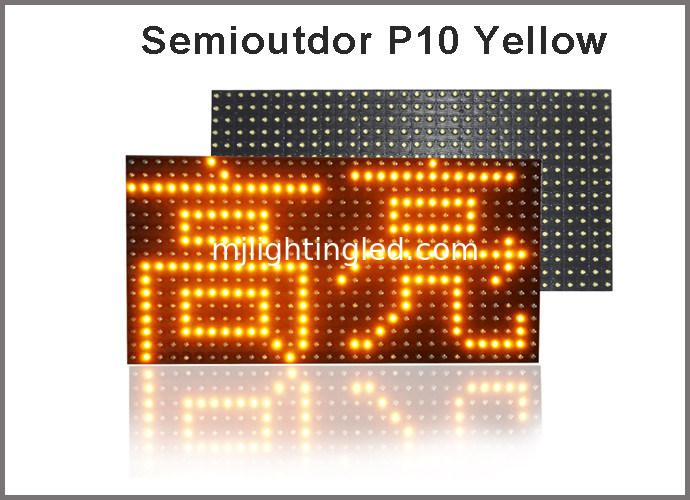 P10 Yellow semi-outdoor led module yellow monochrom color module 320MM ...
