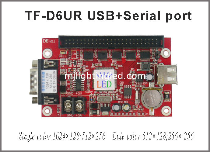 TF-D6UR 1024*128dots large area RS232 and USB communication single&dual ...