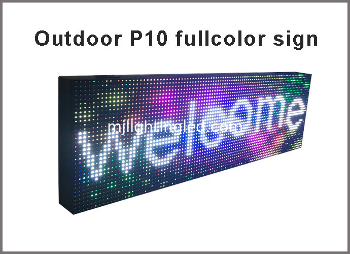 Programmable Outdoor Fullcolor Led Sign P10 RGB Outdoor Displays Used ...