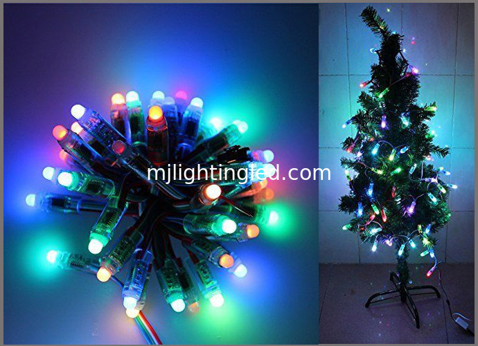 5V Fullcolor LED Party light 50PCS 1903IC RGB 12mm Pixels digital ...