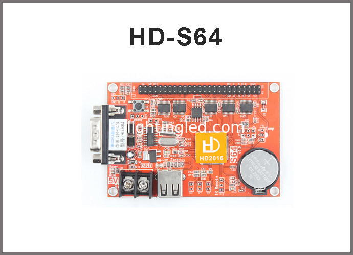 HUIDU HD-X41 HD-S64 1*50PIN 1024*256 USB & Serial port LED control card ...