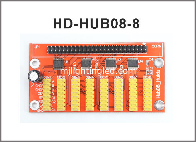 HD-HUB08 adapter card 8*HUB08 Support Single & Dual color LED display ...