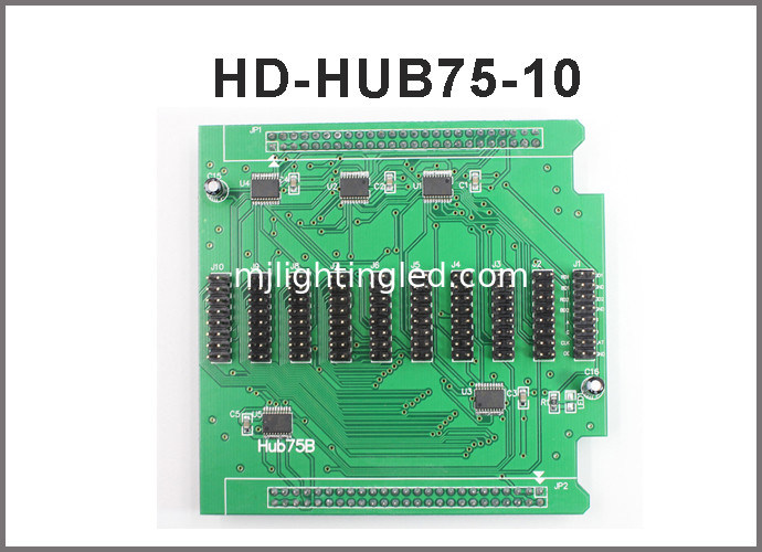 Hub75 Conversion Card Adapter with 10*Hub75 Port Support RGB Full Color ...