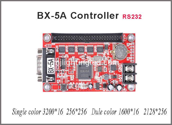 Led Control Card RS232 BX-5A Onbon Asynchronous Card For Single Color ...