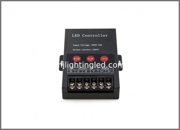 LED RGB controller DC5-24V 10A*3 RGB led module control dimmer for 5050 ...