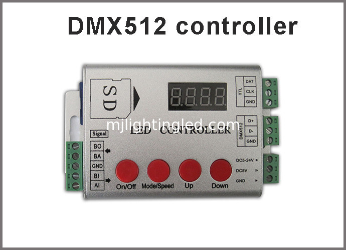 DMX512 RGB LED Controller For Fullcolor Led Programmable Light