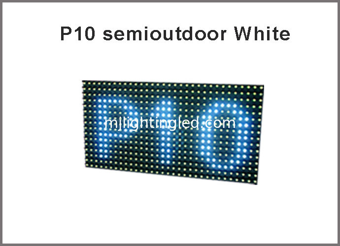 Semi-Outdoor DIY LED Display P10 White Color LED Display Module message ...