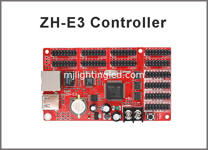 LED Display Controller Card ZH-E3 Network+USB Port 4*HUB08 & 8*HUB12 ...