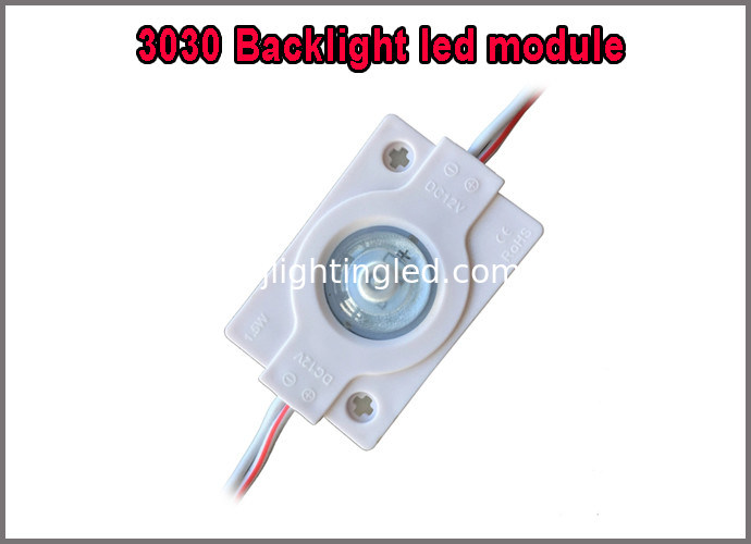 1.5w DC12v Injection Module With 160degree lens 3030 smd backlight led ...