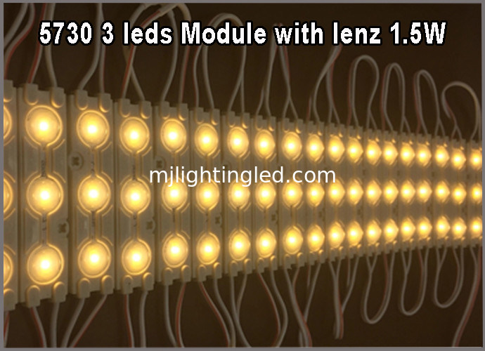 1.5W 5730 3 LED Module With Lenz DC12V Injection 3chip-Modules For ...
