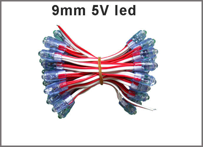 DC5V 9mm red LED pixel Christmas lighting waterproof signage led ...