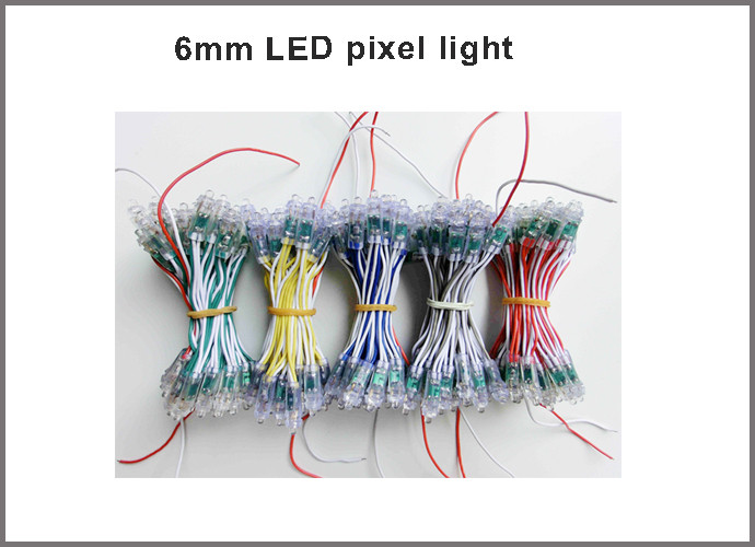 DC5V 6mm LED Christmas Lamps Waterproof Signage Outdoor Decoration Lights Red Green Blue Yellow ...