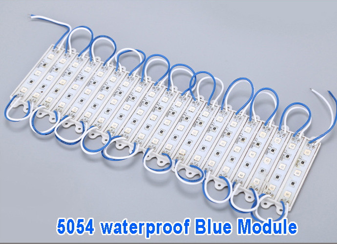 20 Pcs/Lot 5054 LED Modules Blue Waterproof IP68 Led Modules DC 12V SMD ...