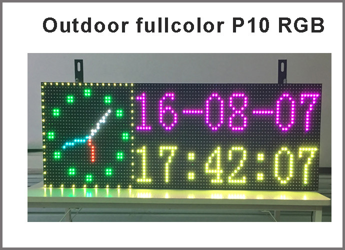 Full Color RGB Programmable Led Signs P10 Smd Outdoor Led Scrolling ...