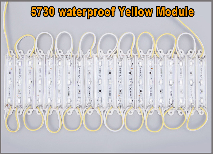 20PCS Brightest yellow 5730 3 LED Module Decorative Light for Letter ...