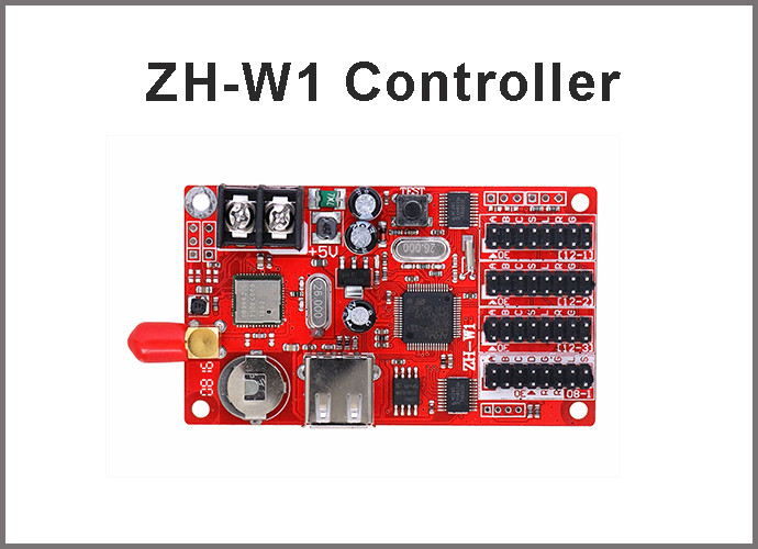 ZH-W1 wireless wifi LED Controller Card for Single,Dual,Full Color ...