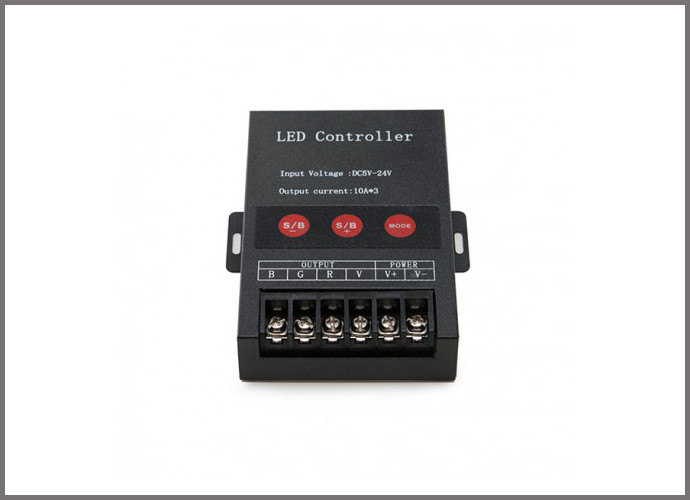 LED RGB controller DC5-24V 10A*3 RGB led module control dimmer for 5050 ...