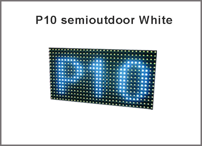Semi-Outdoor DIY LED Display P10 White Color LED Display Module message ...