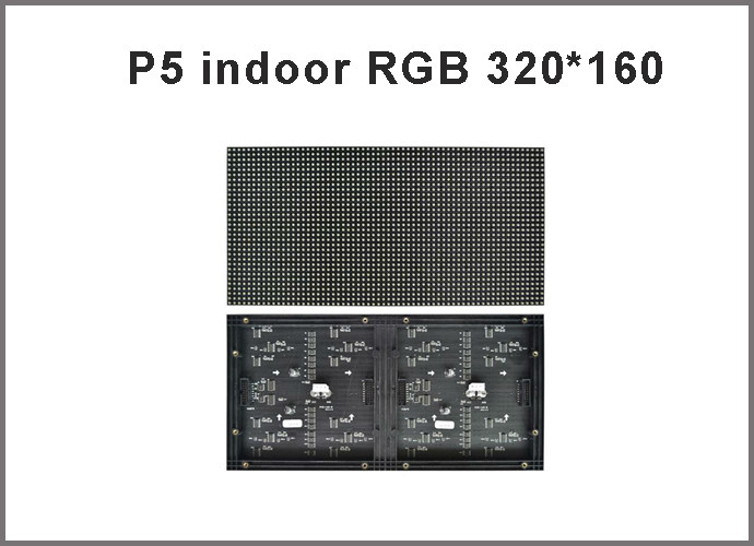 320*160mm 64*32pixels P5 RGB display module light 1/16scan HUB75 RGB ...