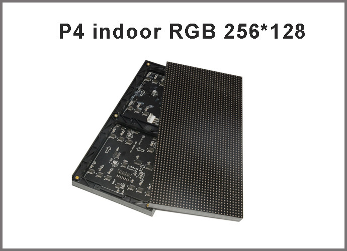 Full color P4 LED modules 1/16 scan 256*128mm 64*32 pixel indoor p4 RGB ...