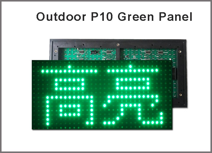 Green Outdoor Led P10 Display Module Digital Display Moving Sign ...