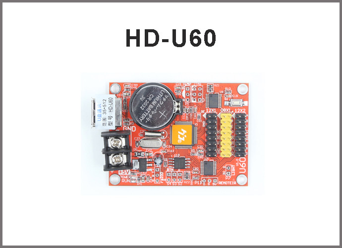 HD-A40S HD-U60 P10 Led Panel Controller For Single & Dual Color Display ...