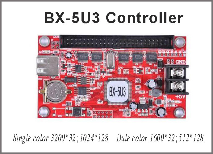 Led Controller Card BX-5U3 Onbon Control System 128*1024 Pixel P10 Led Screen Programmable Sign ...